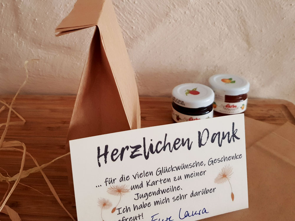 Geschenkideen, Deko, selbermachen, Holz, Gastgeschenke - Geschenktüte